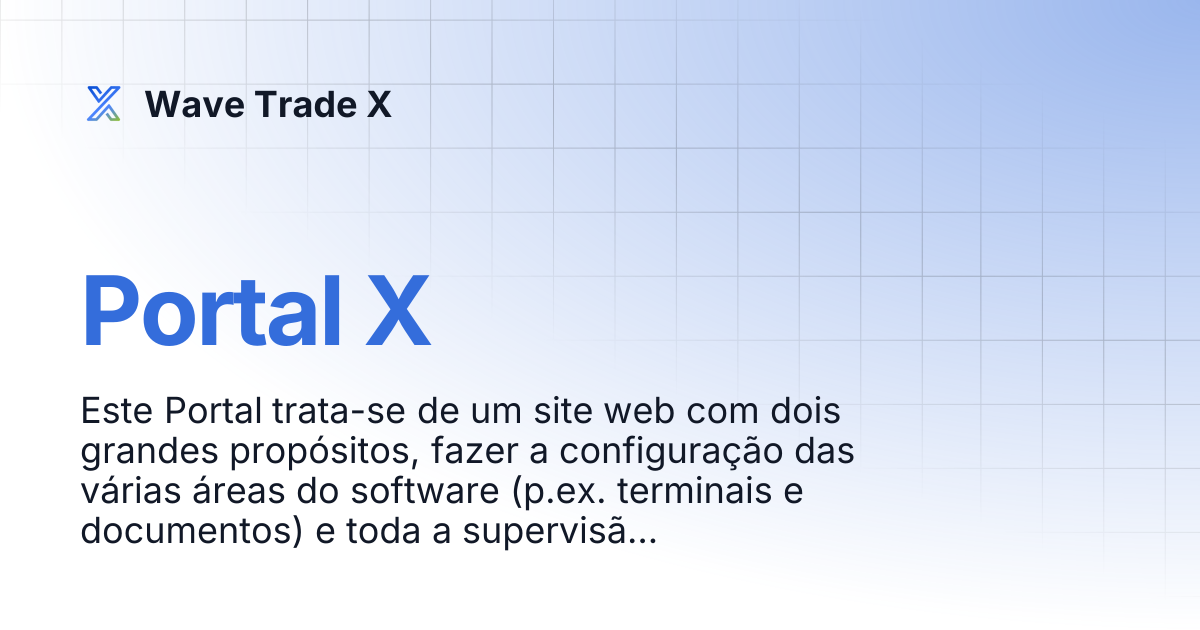 Portal X | Wave Trade X